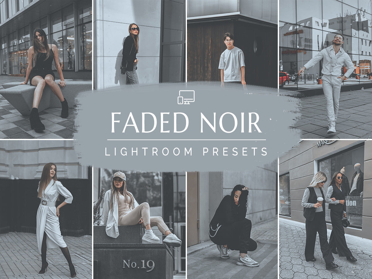 Faded Noir Lightroom Presets – Pixmellow