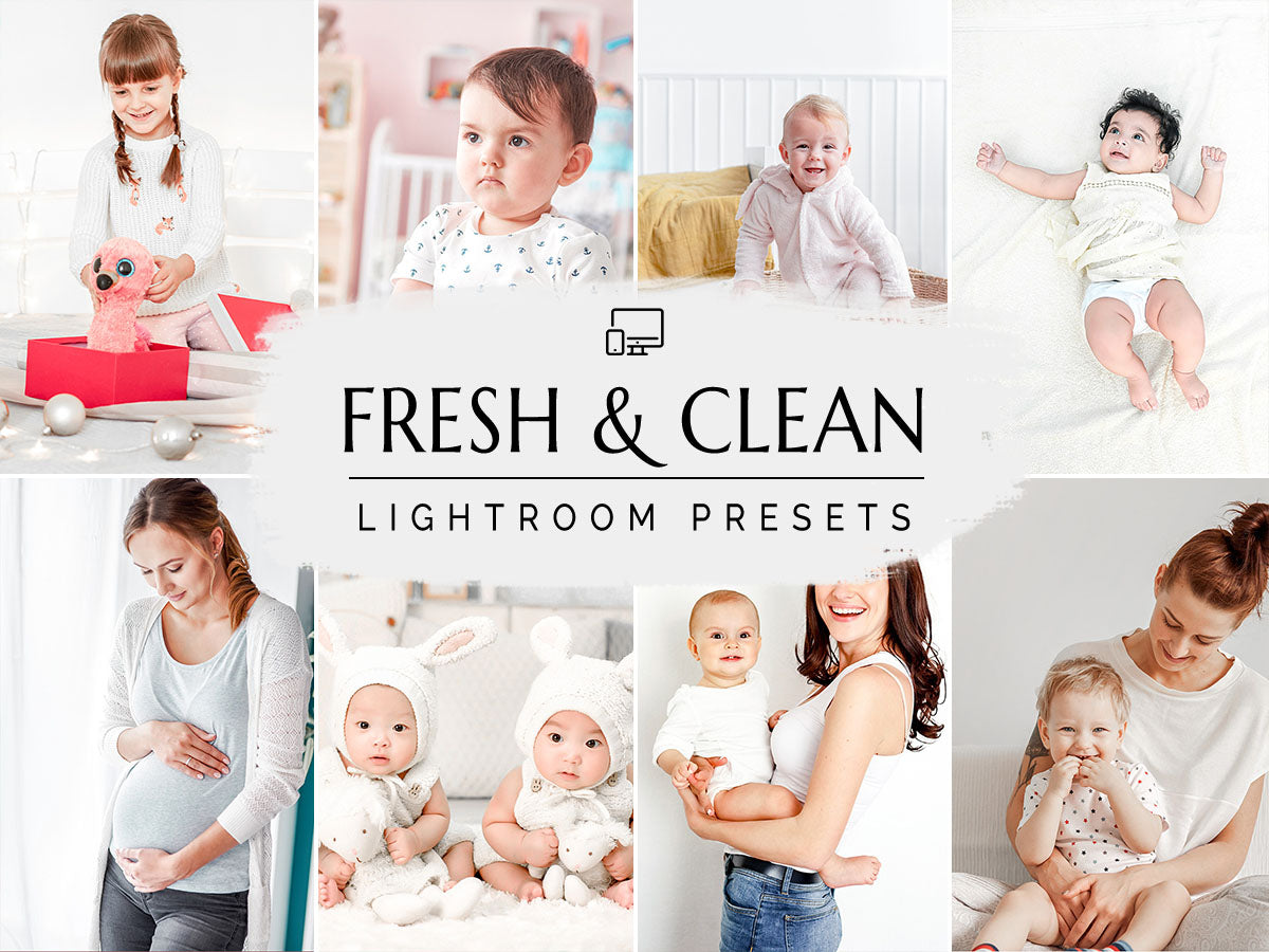 Fresh & Clean Lightroom Presets | Mobile and Desktop Presets | Brighten Presets | Baby Presets ...