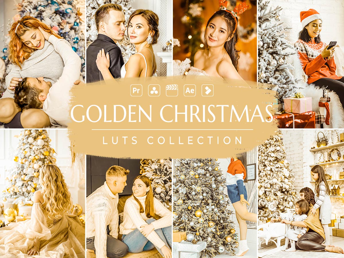 Download Best Golden Christmas Video LUTs – Pixmellow