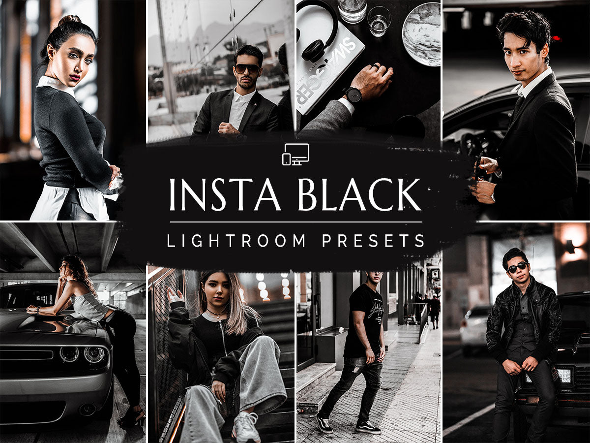 Insta Black Presets | Mobile & Desktop Presets | Instagram Presets ...