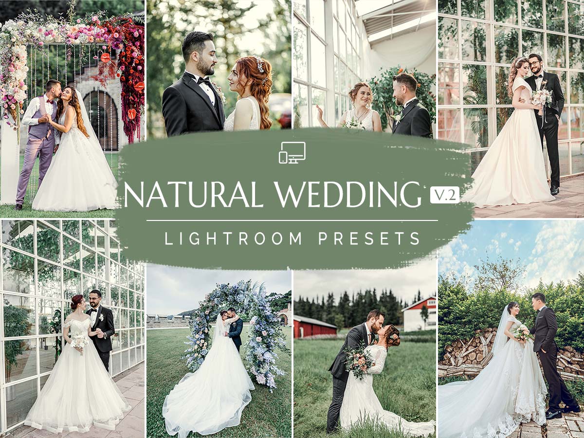 Natural Wedding Presets | Mobile and Desktop Presets | Wedding Presets ...