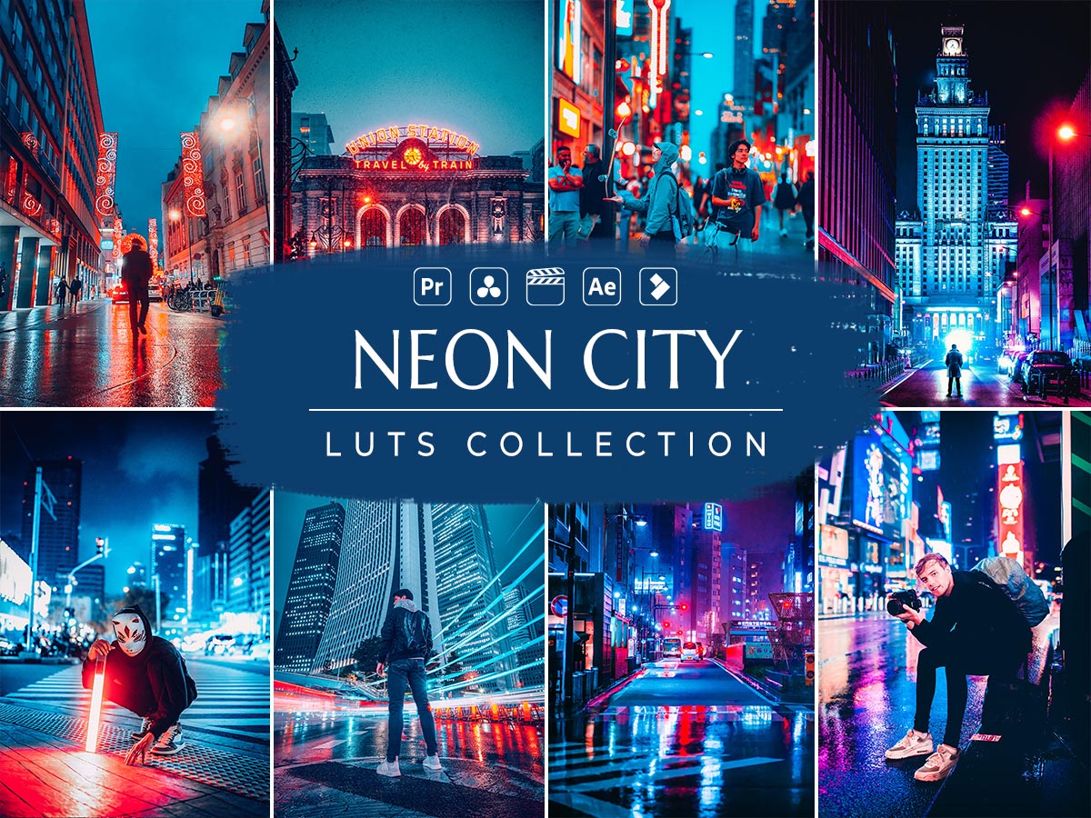 Neon City Video LUTs | Moody LUTs | Neon LUTs | Urban LUTs | Dark LUTs ...
