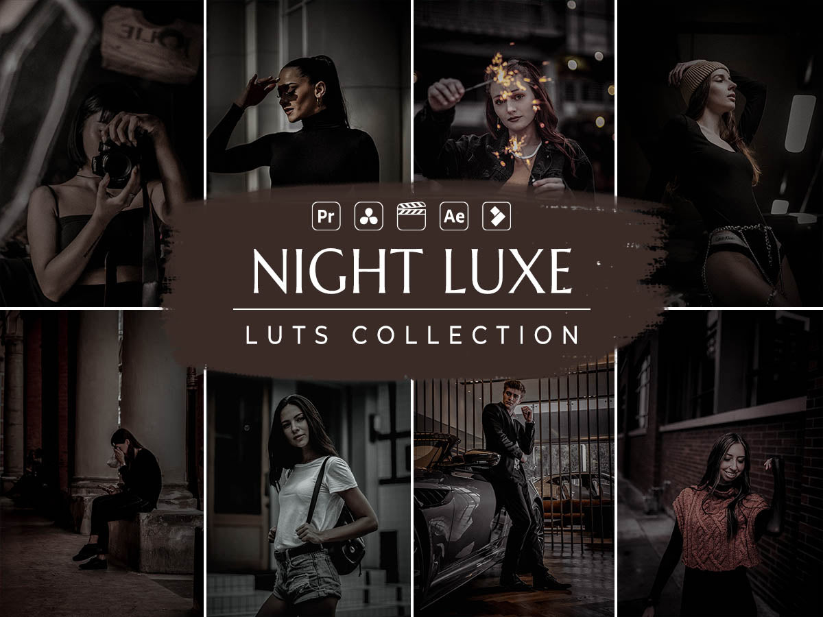 Night Luxe Video LUTs | Night LUTs | Luxe LUTs | Instagram LUTs | Dark ...