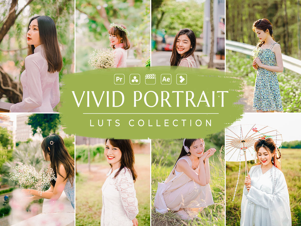 Vivid Portrait Video LUTs – Pixmellow