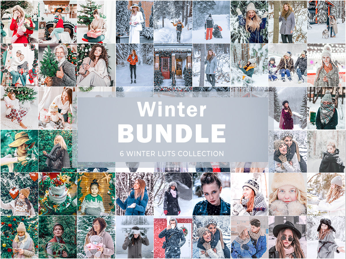 70+ Winter Video LUTs Bundle | Bright Winter LUTs | Winter Blues LUTs | Winter Mint LUTs ...