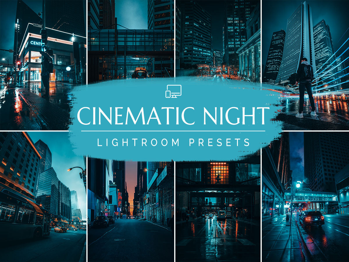 Cinematic Night Lightroom Presets – Pixmellow